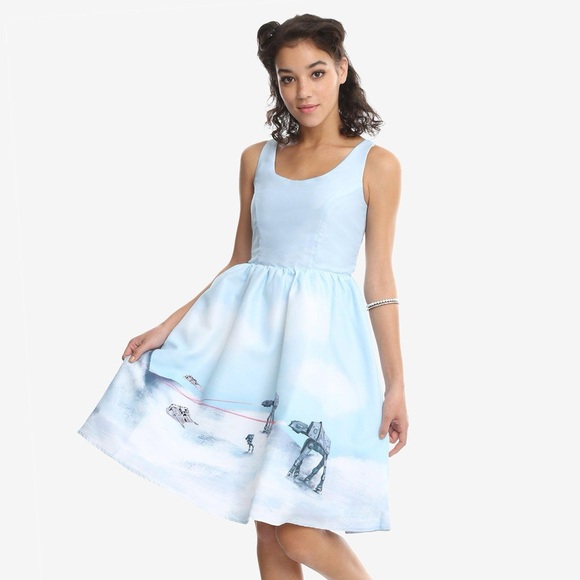 Her Universe | Dresses | Her Universe Star Wars Hoth Pinup Dress | Poshmark
